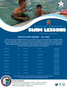 Spring Swim Lessons | Streamwood Park District
