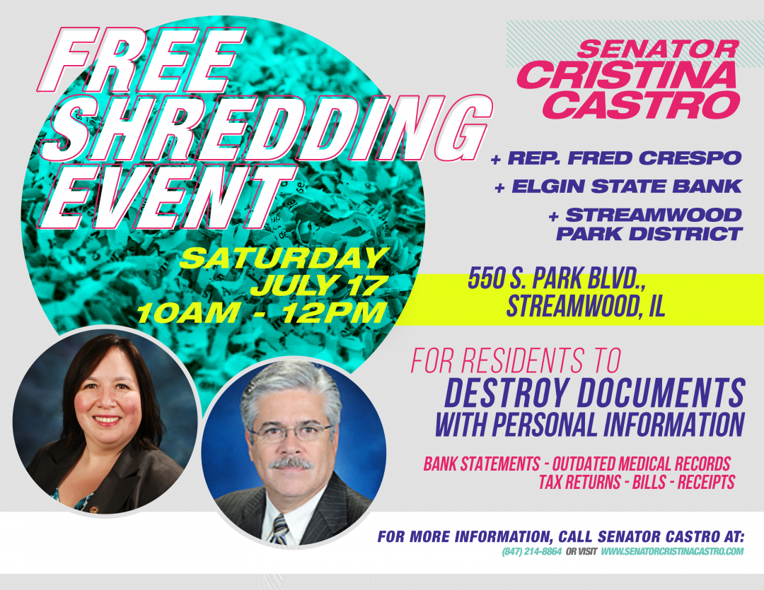 Free Shred Event | Streamwood Park District